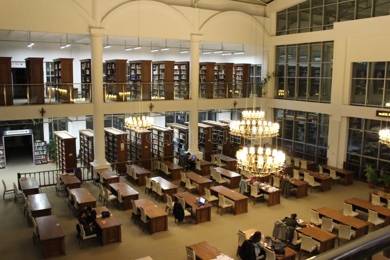 Night and library editorial photo. Image of environment - 107242516