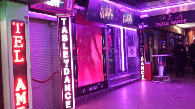 Night Life at Reeperbahn in Hamburg, Germany Editorial Image - Image of ...