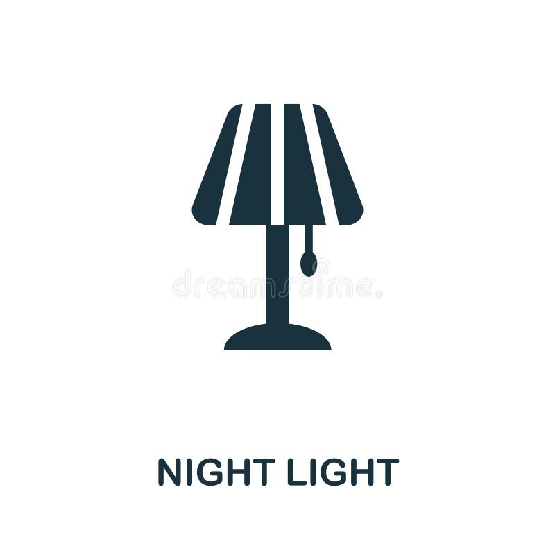 Night Light Icon. Simple Element from Well Sleep Collection. Creative ...