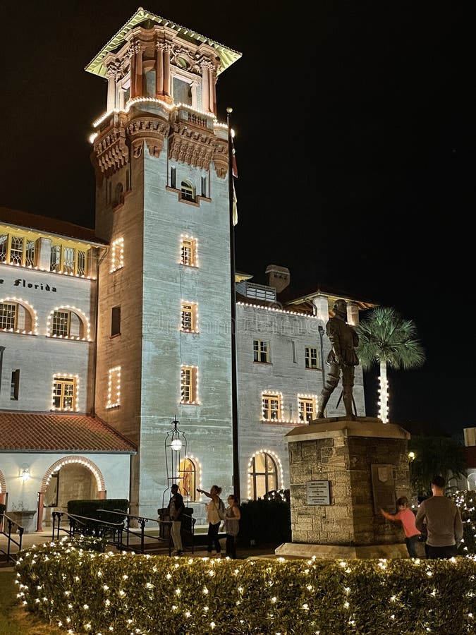 2021 Night of Lights at the City Hall in St Augustine, Florida ...