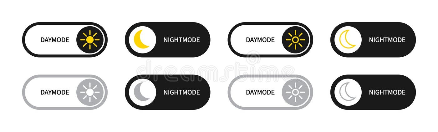 Night Day Switch Toggle Icon Stock Illustrations – 291 Night Day Switch ...