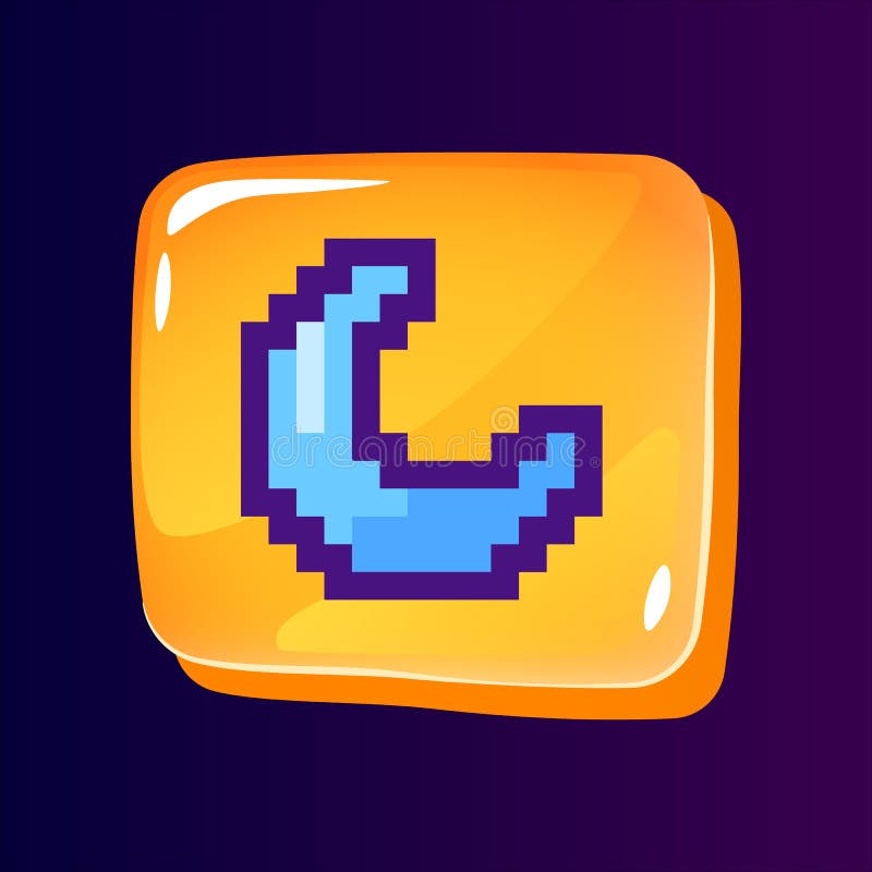 Night Mode Glossy Ui Button with Pixelated Color Icon Stock Vector ... Night Mode Glossy Ui Button with Pixelated Color Icon Stock Vector ...