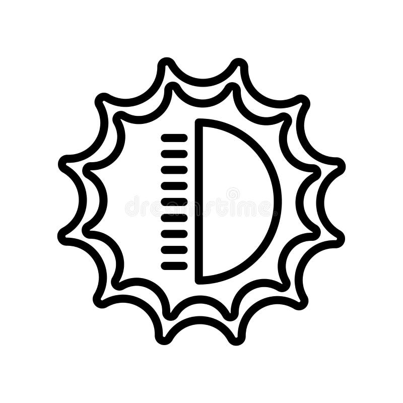 Night Icon Vector Isolated On White Background, Night Sign , Lin Stock ...