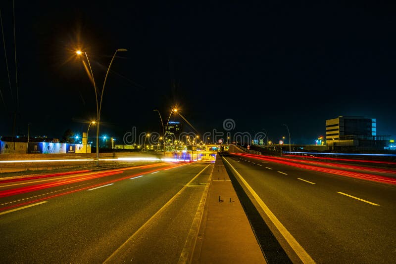 Night Movement in Erbil City Stock Image - Image of sulemany, populated ...