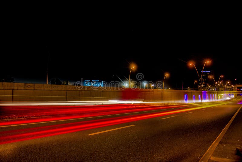 Night Movement in Erbil City Editorial Stock Image - Image of hawler ...