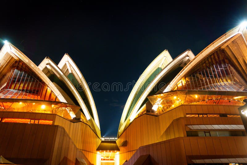 Night opera house editorial stock image. Image of sightseeing - 308858089