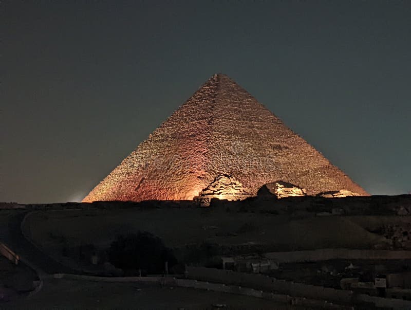 Giza Pyramids Egypt stock image. Image of building, memorial - 273263543