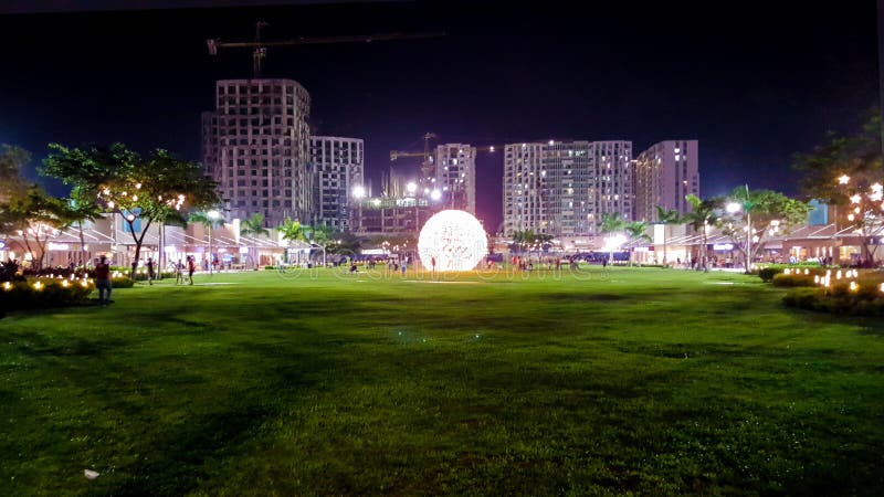 Night Park stock photo. Image of night, philippines, nightscape - 87573406