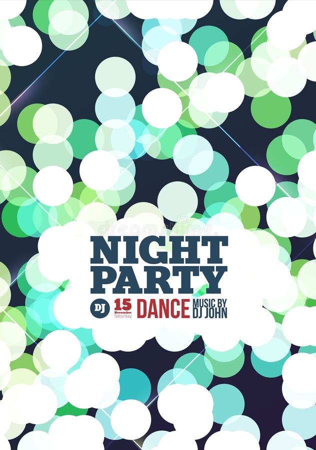 Night party Vector stock vector. Illustration of pattern - 52620466