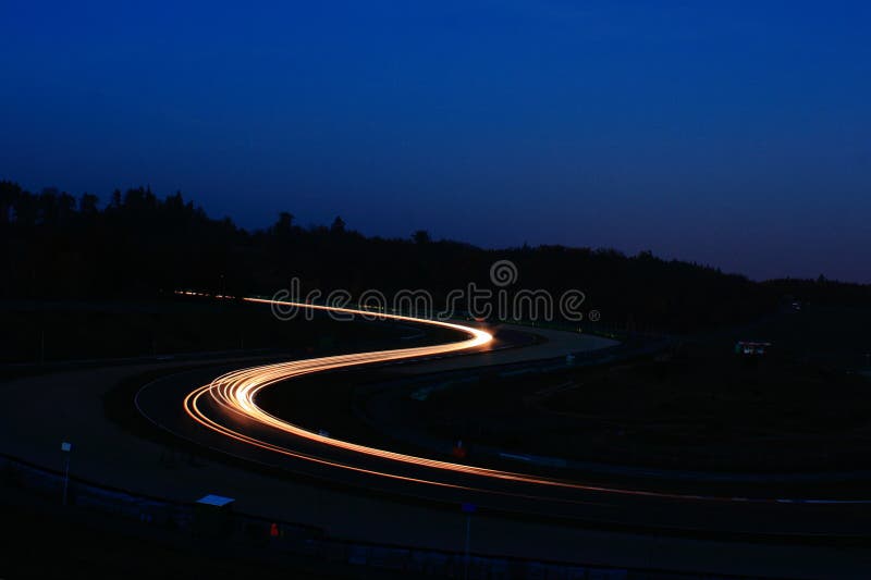 Night race stock photo. Image of speed, circuit, race - 13922844