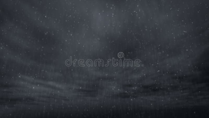 Night Rainfall with Snow Fall - Photo of Nature Stock Illustration ...