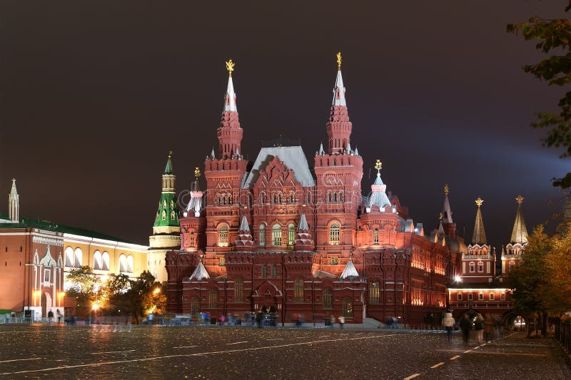 Night Red square. Moscow stock photo. Image of panorama - 21687170