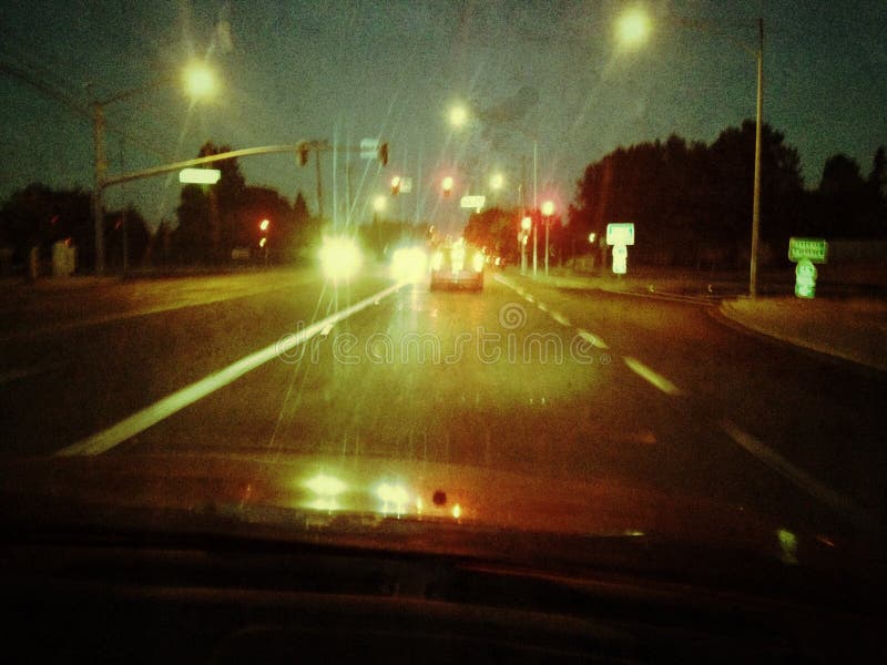 Night ride stock photo. Image of road, twilight, driving - 27844894