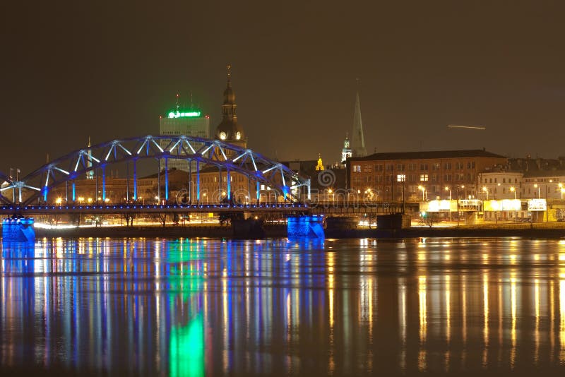Night river stock photo. Image of traditional, river - 12098620