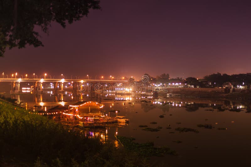 Night river stock image. Image of dark, picturesque, coast - 29635193