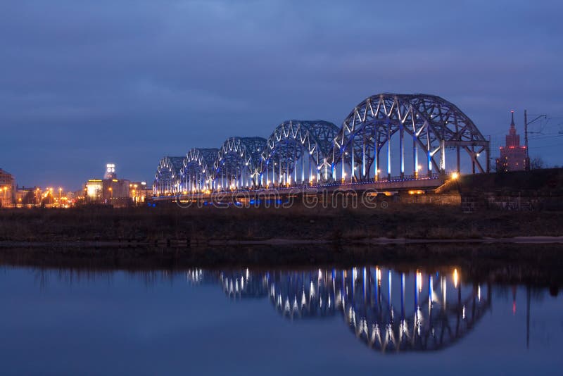Night River in the City Lights Stock Image - Image of river, seafront ...