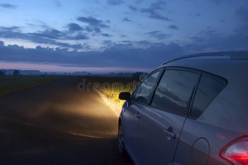 Night road stock photo. Image of light, scene, speed - 28336068