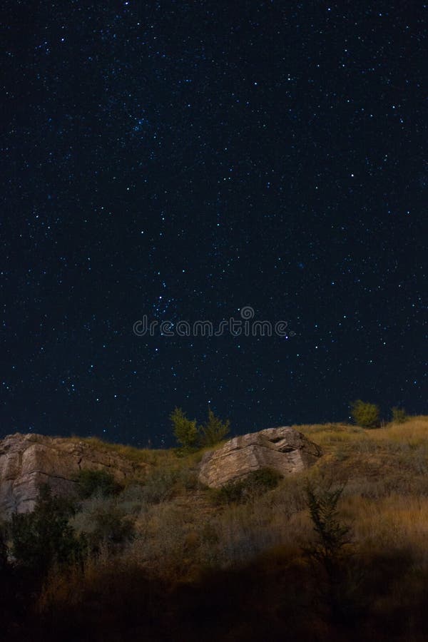 Night rocks stock image. Image of phenomenon, brown, landscape - 57277791