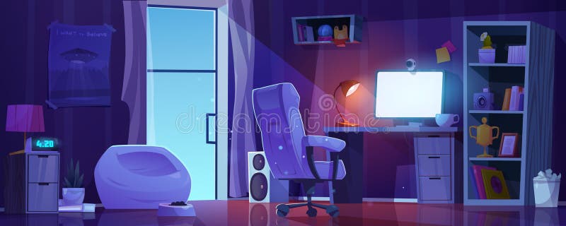 Gamer Room Interior Stock Illustrations 1000 Gamer Room Interior Stock Illustrations Vectors