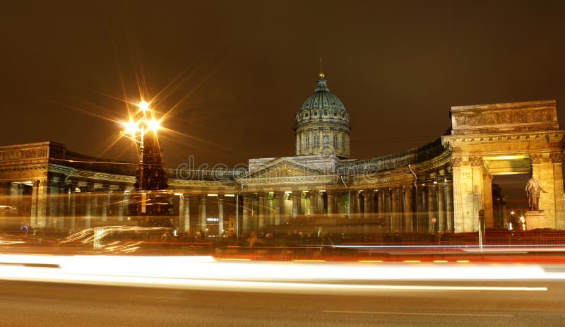 Night Saint Petersburg stock image. Image of night, petersburg - 12900637