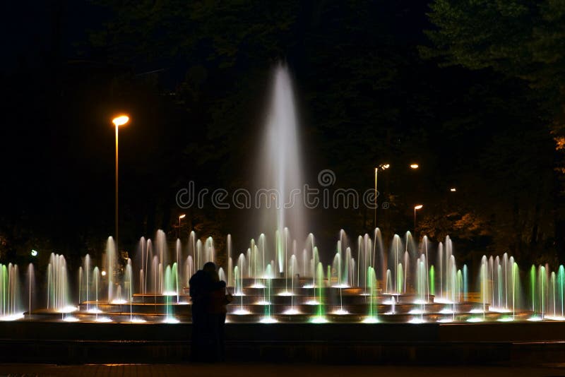 Night scene stock photo. Image of park, night, outdoor - 1170184