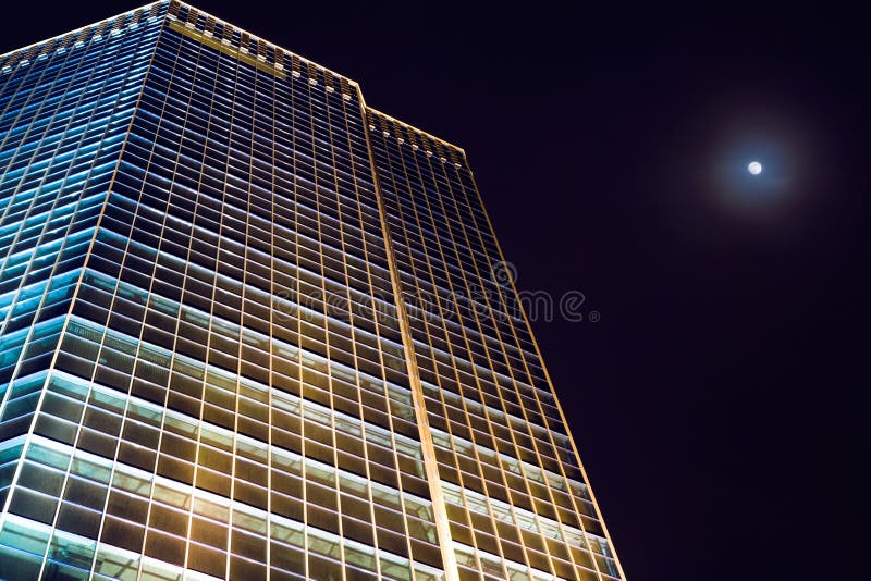 Night scene stock image. Image of concept, glass, architectural - 8420815