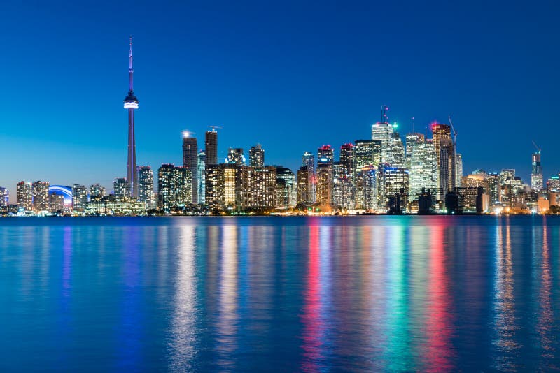 Spectacular Toronto Skyline Stock Photo - Image of cityscape, weather ...