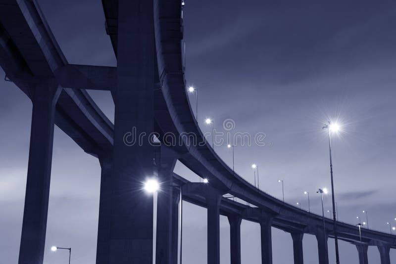 Elevated highway or bridge stock image. Image of high - 209772323