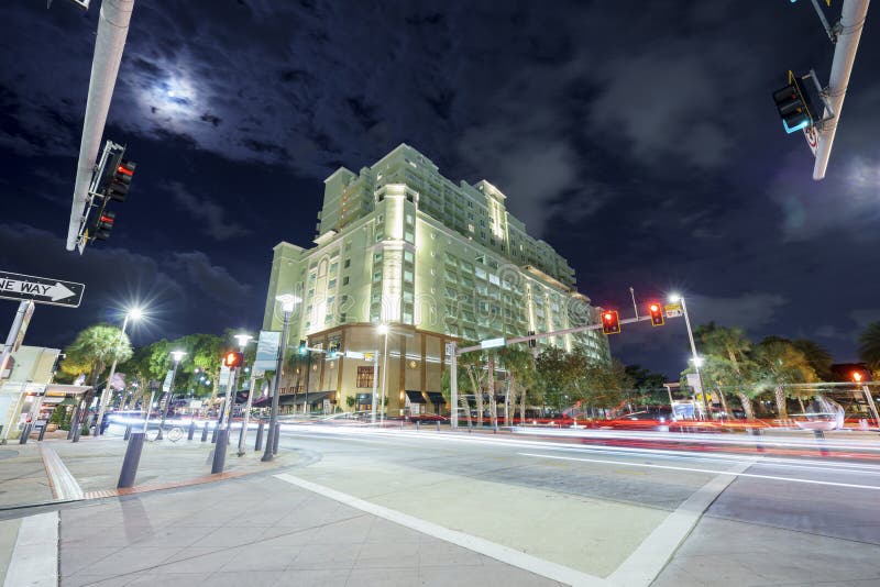 Night Scene Las Olas Fort Lauderdale Florida 2024 Editorial Stock Image ...