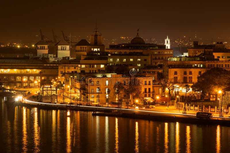 Night Scene in a Deserted Beach Stock Image - Image of lonely, clouds ...