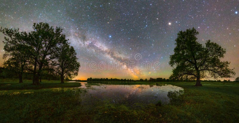 Night scene panorama stock photo. Image of night, landscape - 246262630