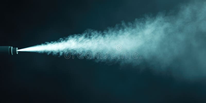 Night Scene with Searchlight Stock Photo - Image of darkness, powerful ...