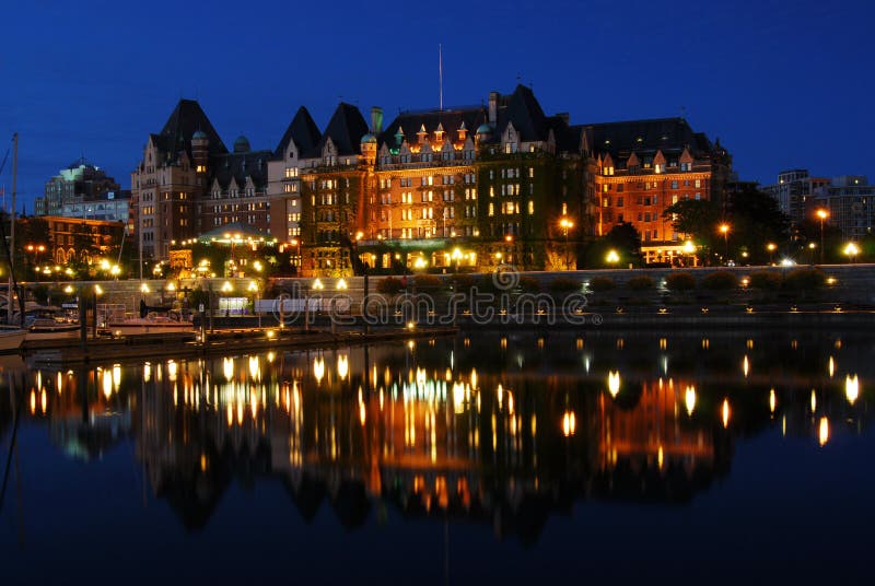 Victoria, BC stock photo. Image of pacific, night, vacation - 666196