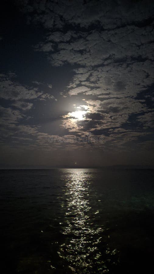 Night Scenery at Dahab, Egypt Stock Image - Image of night, egypt ...