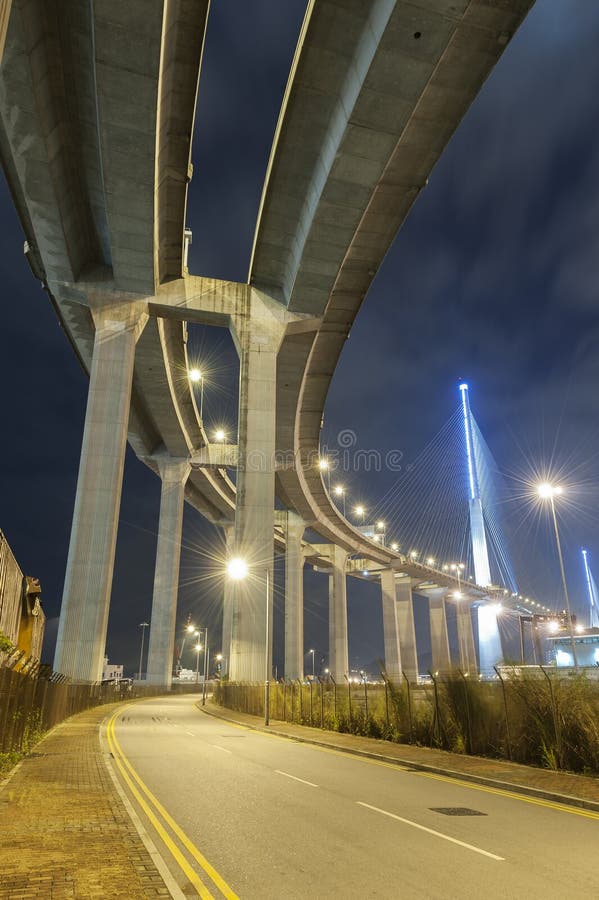 Elevated Highway, Bridge and Road Stock Photo - Image of curve ...