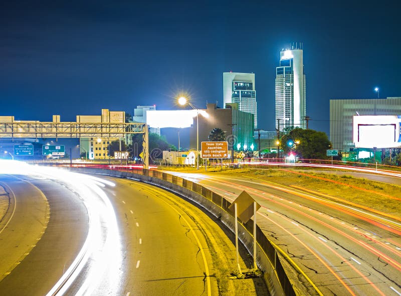 Night Scenes Around Corpus Christi Texas Editorial Photography - Image ...