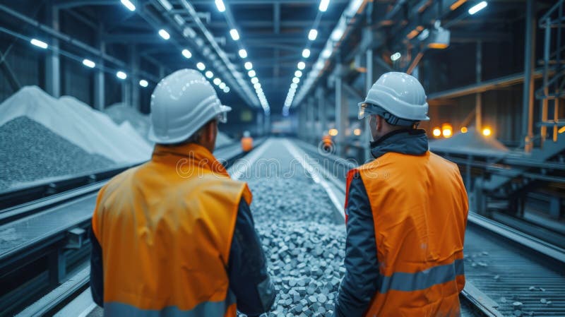 During the Night Shift at a Manufacturing Facility, Workers are ...