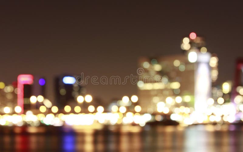Night Shot City Scape Rotterdam Stock Photo - Image of shot, commercial ...