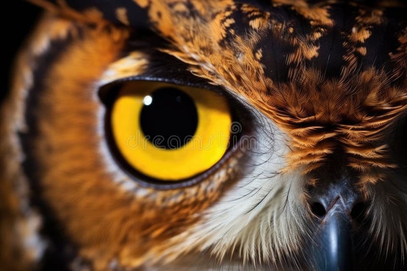 A Night Shot of the Eyes of Nocturnal Animals Stock Image - Image of ...