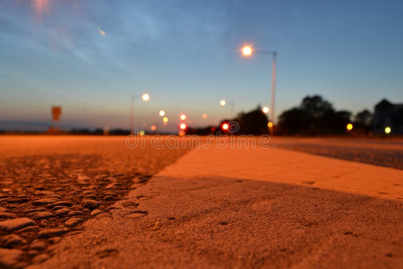 Night Street stock image. Image of light, drive, infrastructural - 29753767