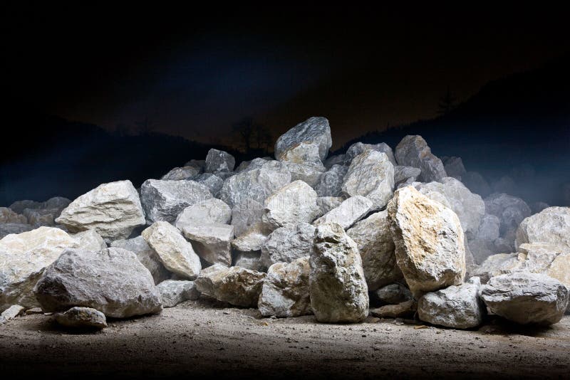 Night shots of a quarry stock image. Image of light, dark - 91743815