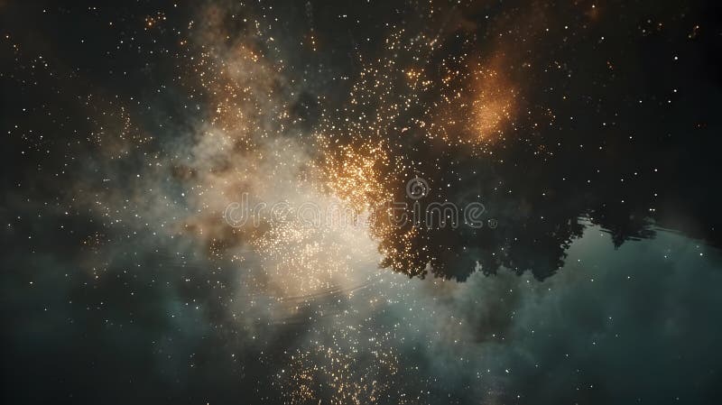 Night Sky Abstract Background Image Stock Illustration - Illustration ...