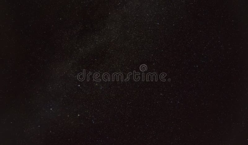 Night Sky with in Area Near Constellation Andromeda, Five Distinct ...