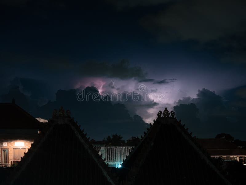 Night sky in Bali stock photo. Image of cloudy, bali - 191355304
