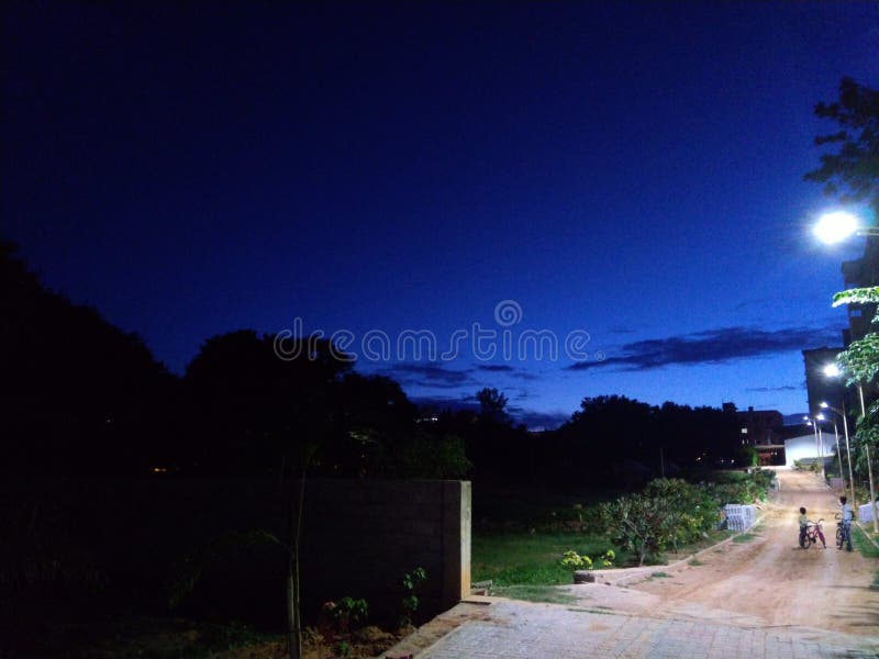 Night Sky Clicked Outside a College Hostel Stock Photo - Image of ...