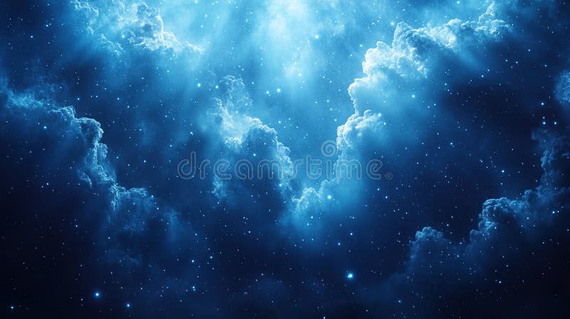Night Sky Cloudscape, Starry, Cosmic, Background, Design Stock Image ...