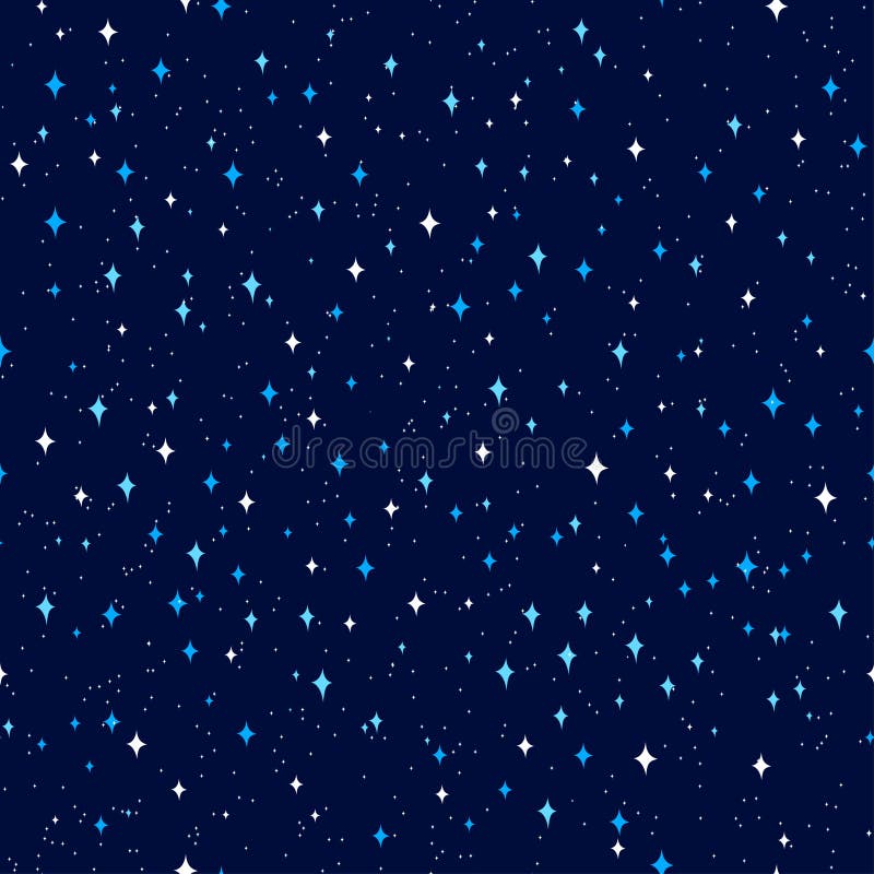 Night Sky Dark Blue Pattern Vector Stock Vector - Illustration of dark ...