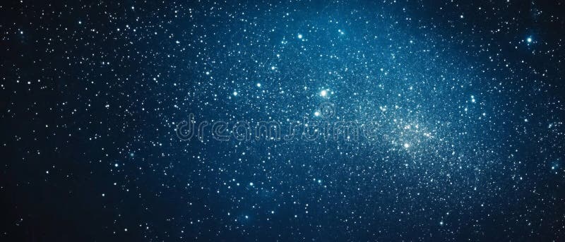 A Night Sky Filled with Countless Stars Stock Illustration ...