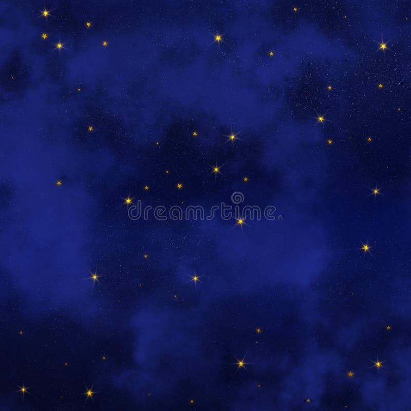 Night Sky with Gold Stars, Abstract Background, Magic Night Stock ...