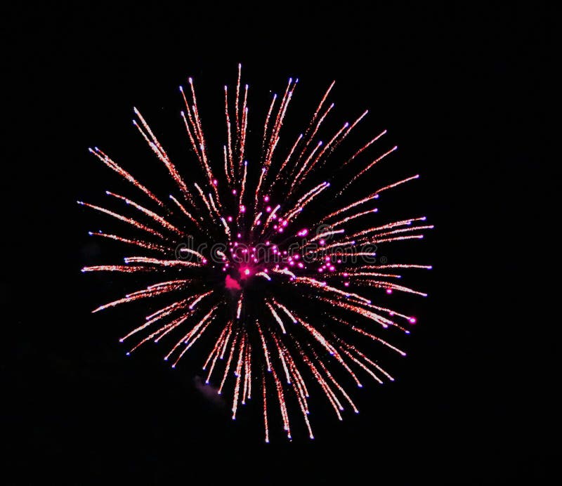 Night Sky Illuminated by a Bright Flower Stock Photo - Image of ...